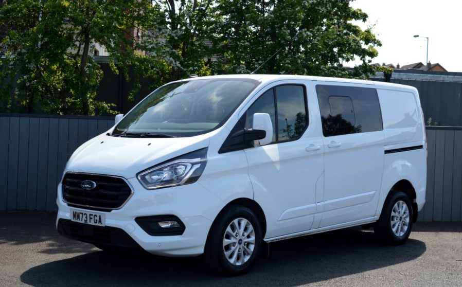 2023 /73 Ford Transit Custom 2.0 320 EcoBlue Limited Crew Van Auto L1 ...